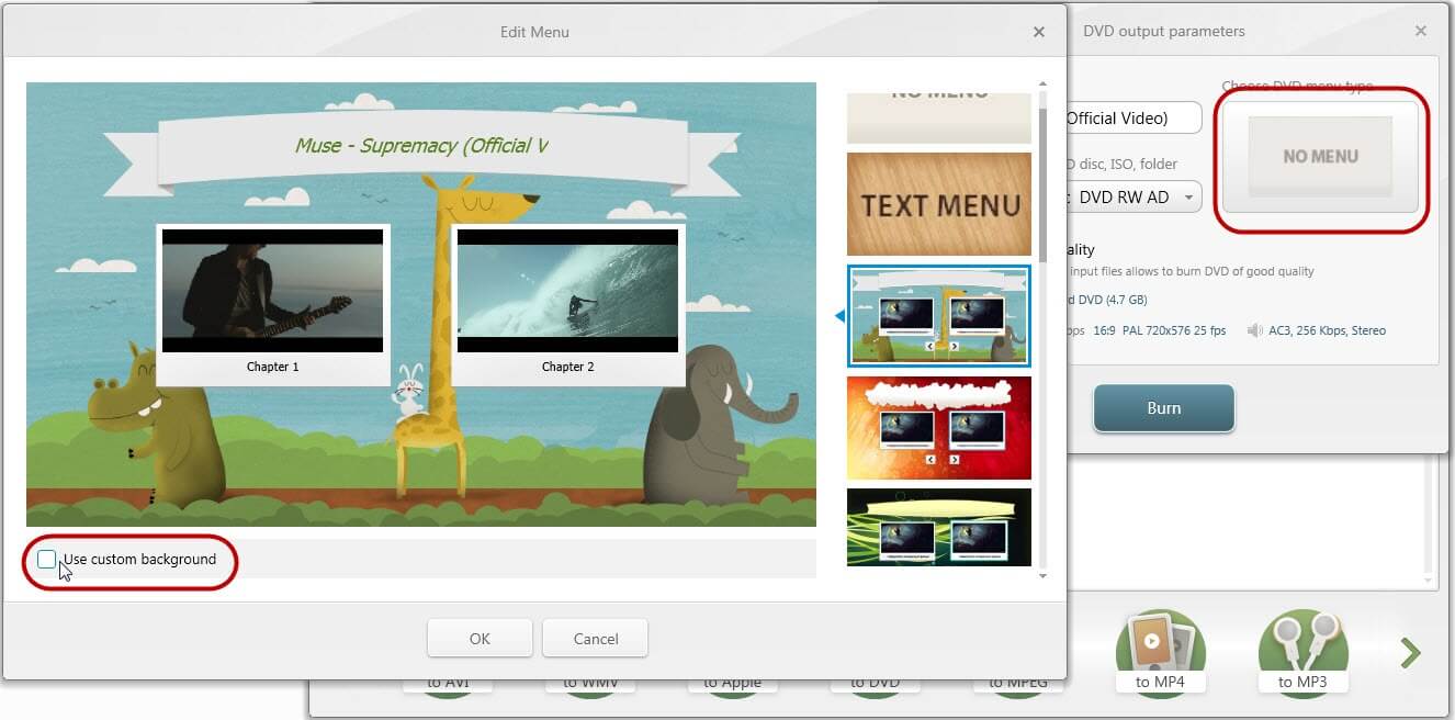Custom DVD Menu - Make It Free and Easily with Freemake